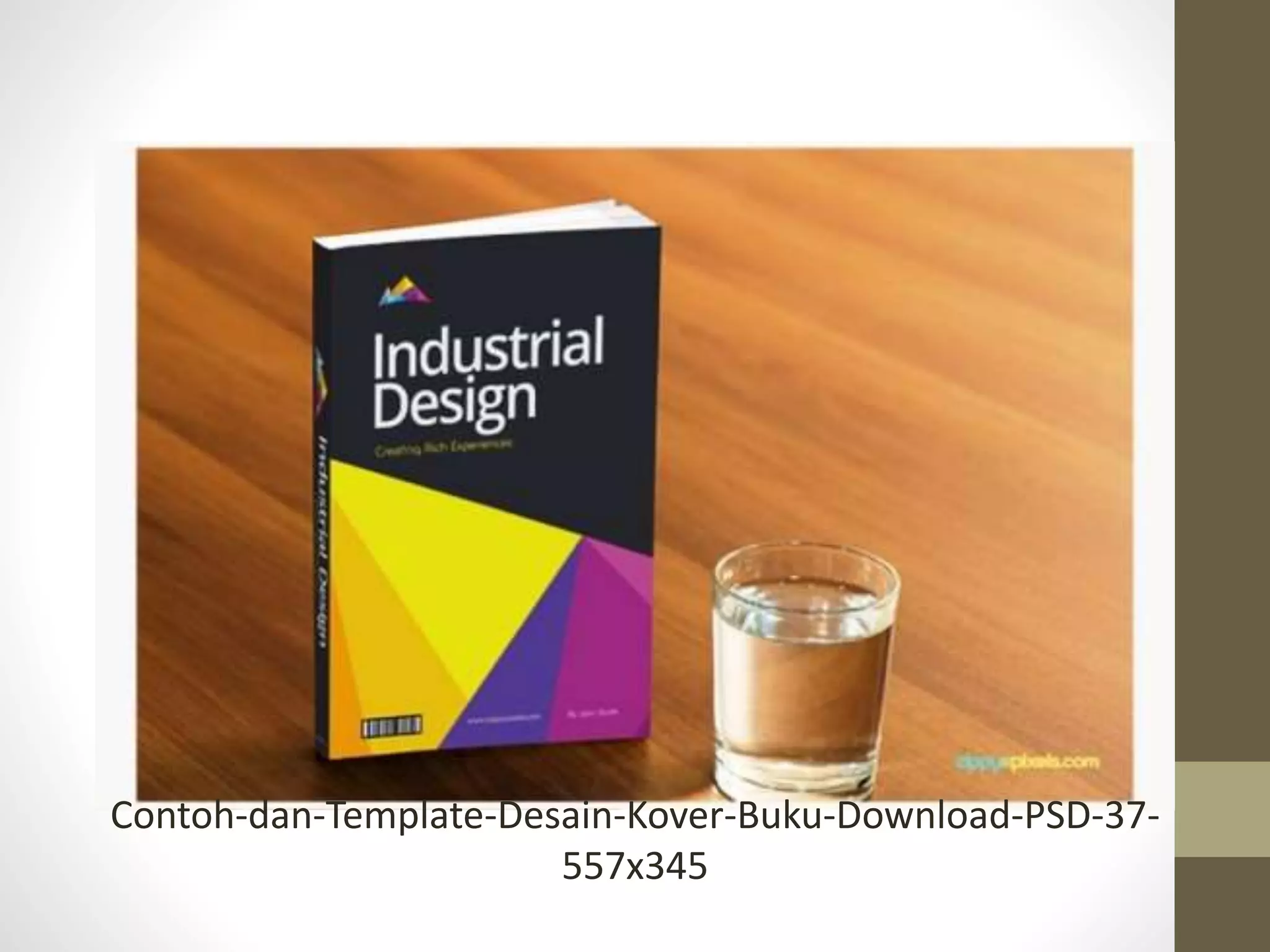 Contoh dan template desain kover buku download psd | PPT