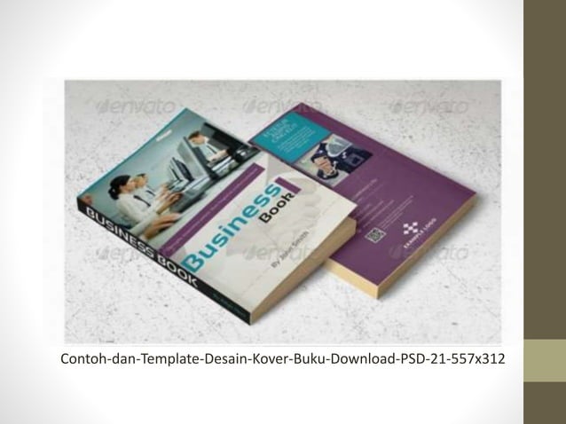 Contoh dan template desain kover buku download psd | PPT