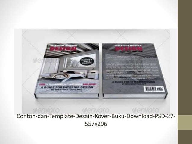 Contoh dan template desain kover buku download psd | PPT