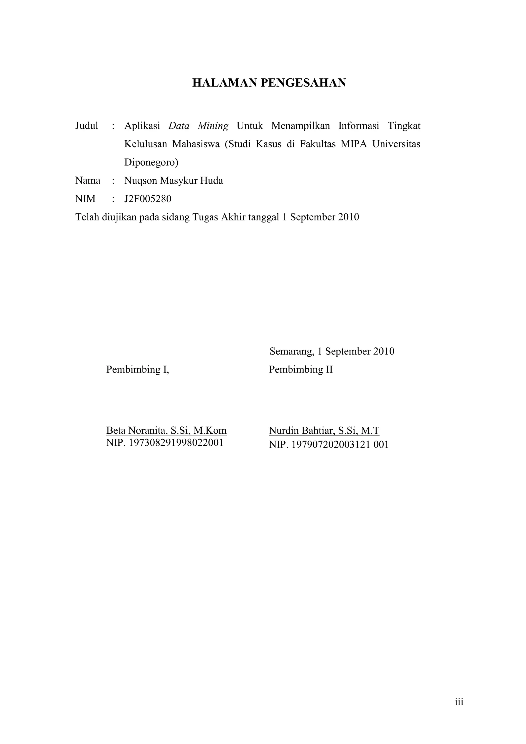 Contoh data mining | PDF