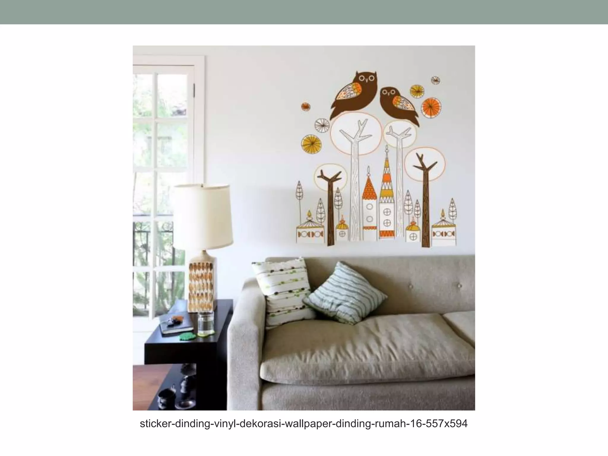 Contoh desain 63 sticker dinding vinyl wall stickers interior wall ...