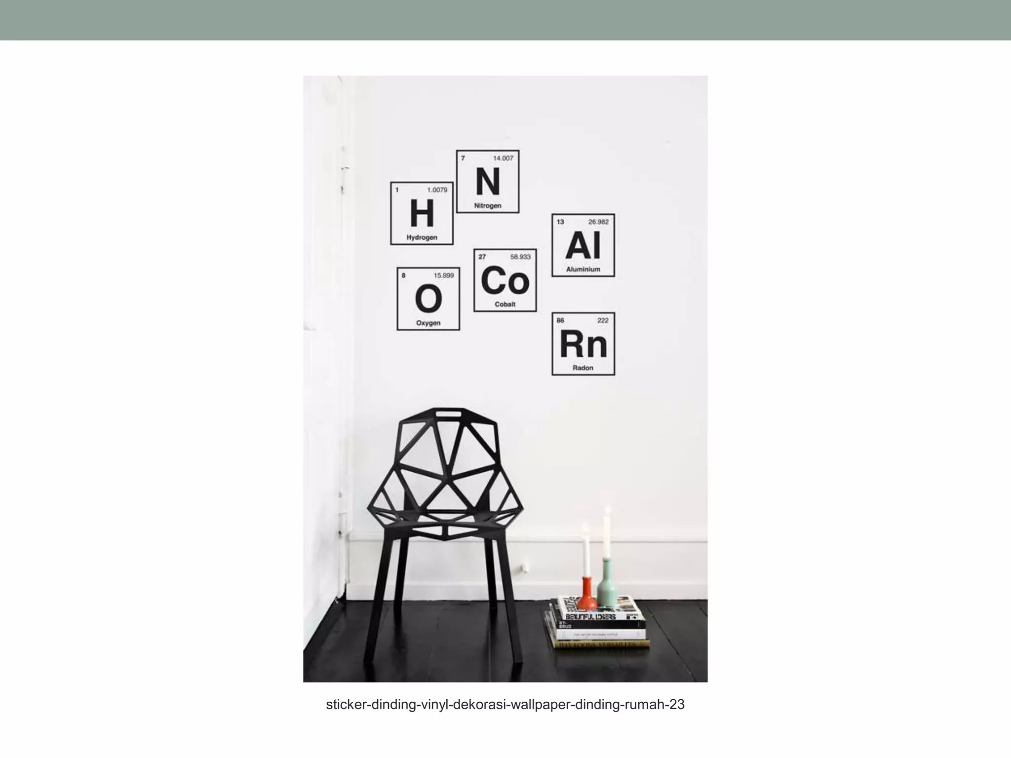 Contoh desain 63 sticker dinding vinyl wall stickers interior wall ...