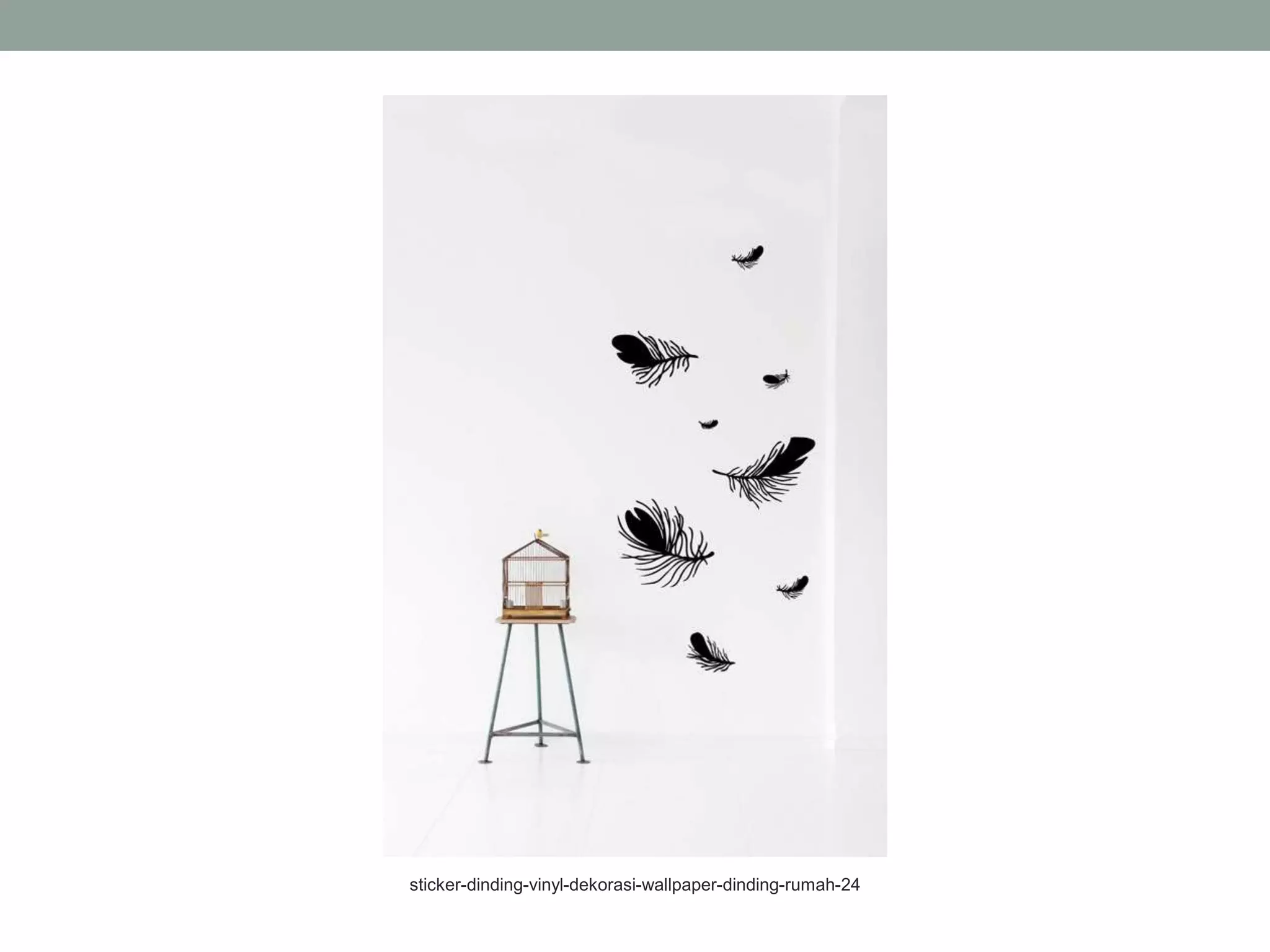 Contoh desain 63 sticker dinding vinyl wall stickers interior wall ...