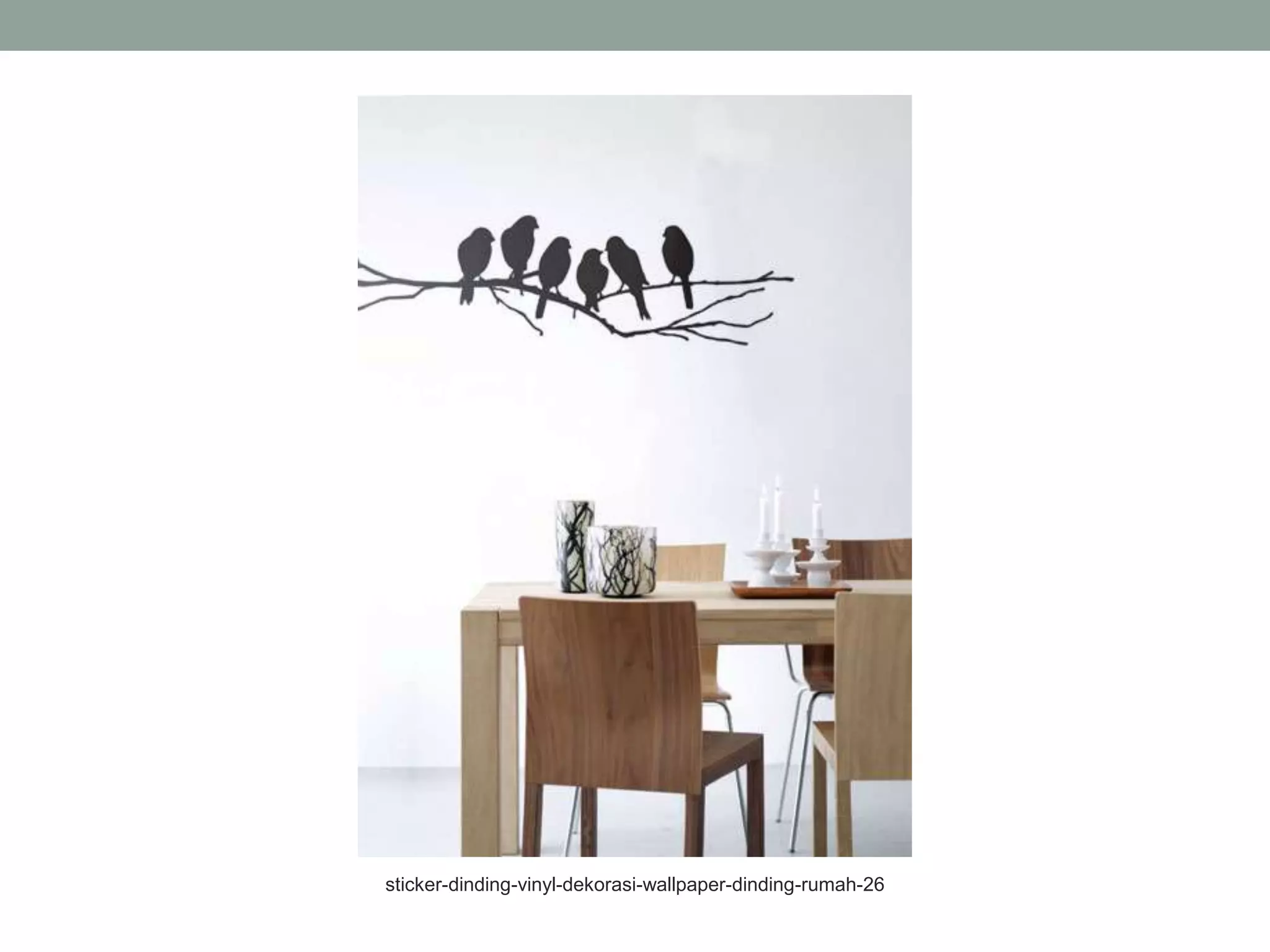 Contoh desain 63 sticker dinding vinyl wall stickers interior wall ...