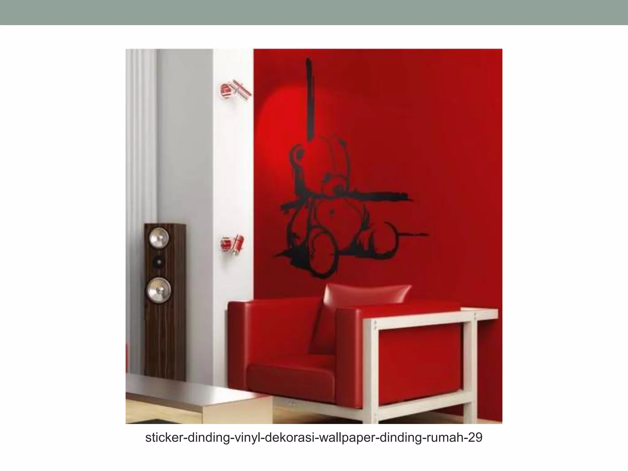 Contoh desain 63 sticker dinding vinyl wall stickers interior wall ...