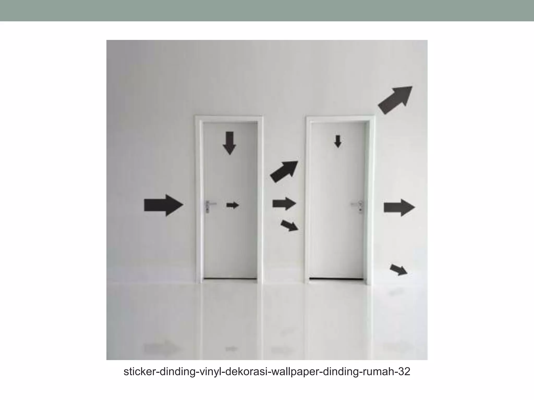 Contoh desain 63 sticker dinding vinyl wall stickers interior wall ...