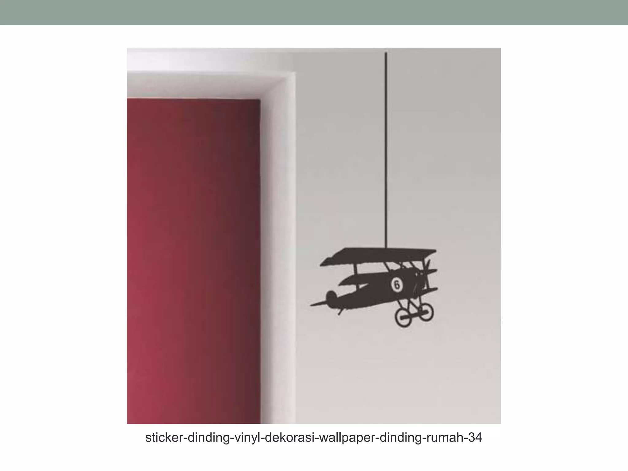 Contoh desain 63 sticker dinding vinyl wall stickers interior wall ...