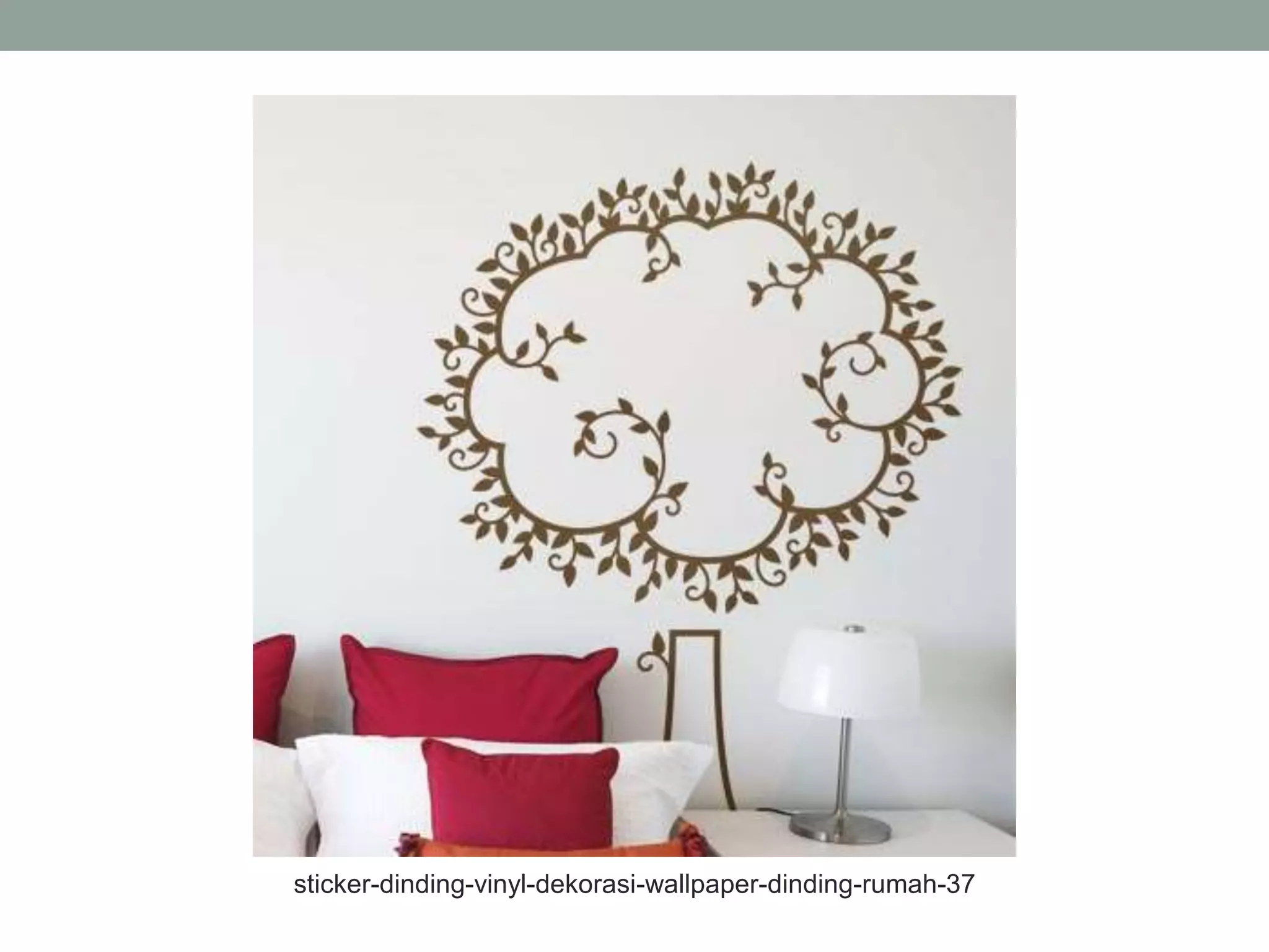 Contoh desain 63 sticker dinding vinyl wall stickers interior wall ...