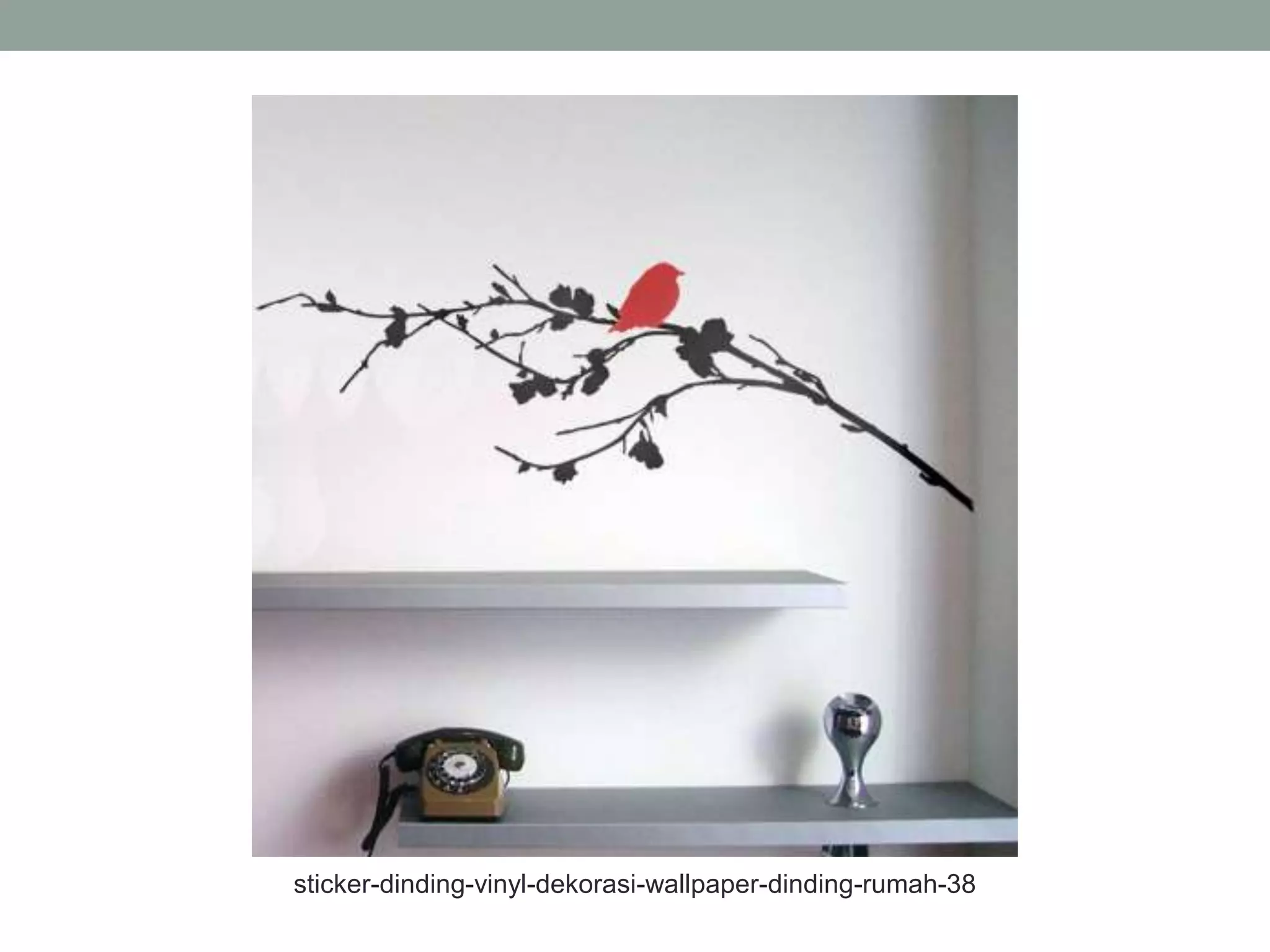 Contoh desain 63 sticker dinding vinyl wall stickers interior wall ...