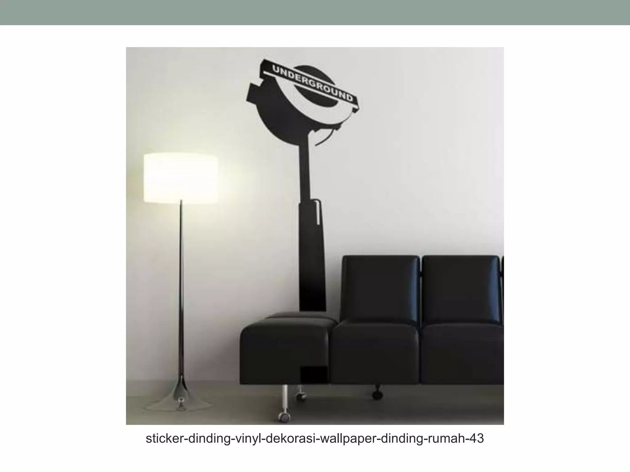 Contoh desain 63 sticker dinding vinyl wall stickers interior wall ...