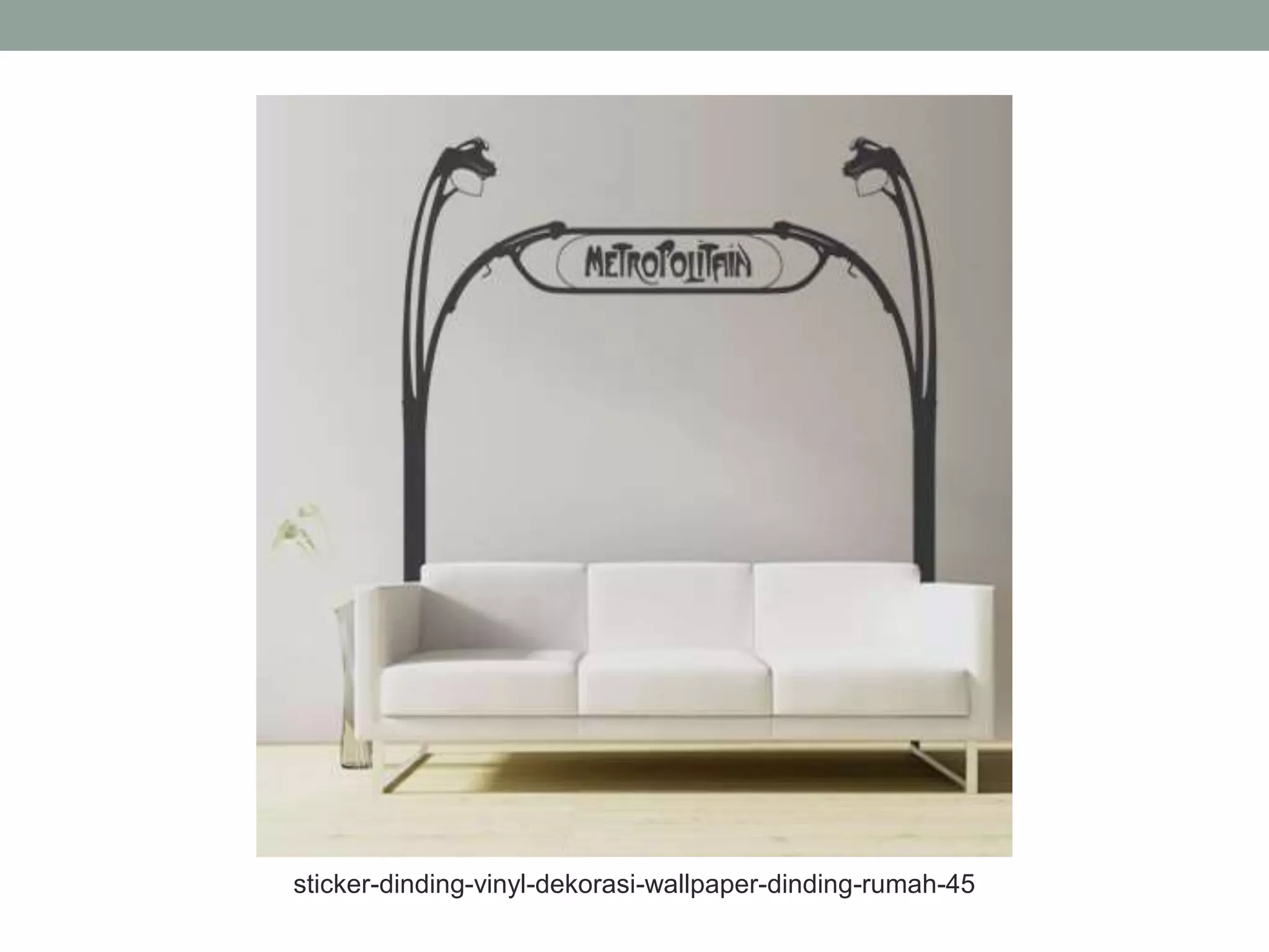 Contoh desain 63 sticker dinding vinyl wall stickers interior wall ...