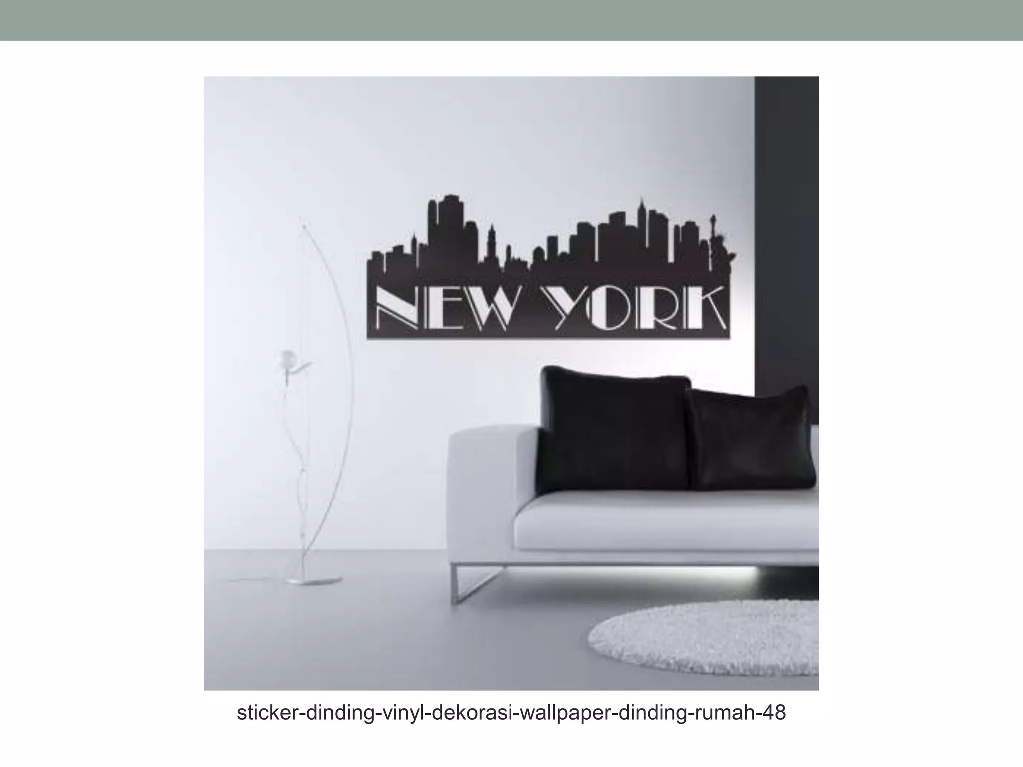 Contoh desain 63 sticker dinding vinyl wall stickers interior wall ...