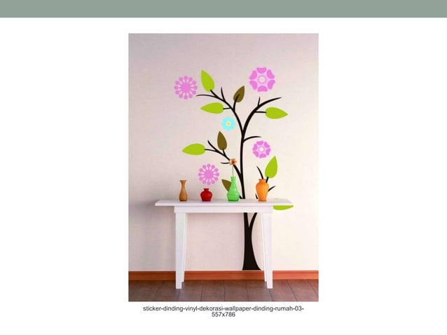 Contoh desain 63 sticker dinding vinyl wall stickers interior wall ...