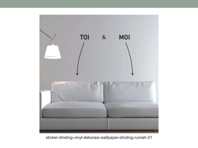Contoh desain 63 sticker dinding vinyl wall stickers interior wall ...