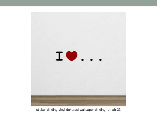 Contoh desain 63 sticker dinding vinyl wall stickers interior wall ...