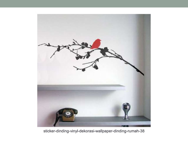 Contoh desain 63 sticker dinding vinyl wall stickers interior wall ...
