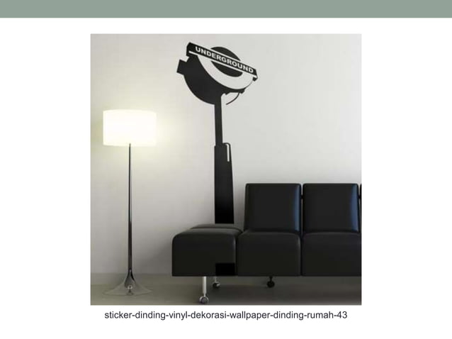 Contoh desain 63 sticker dinding vinyl wall stickers interior wall ...