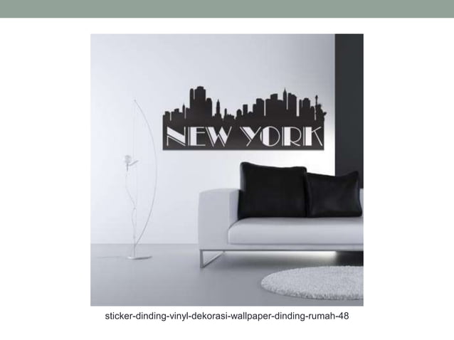 Contoh desain 63 sticker dinding vinyl wall stickers interior wall ...