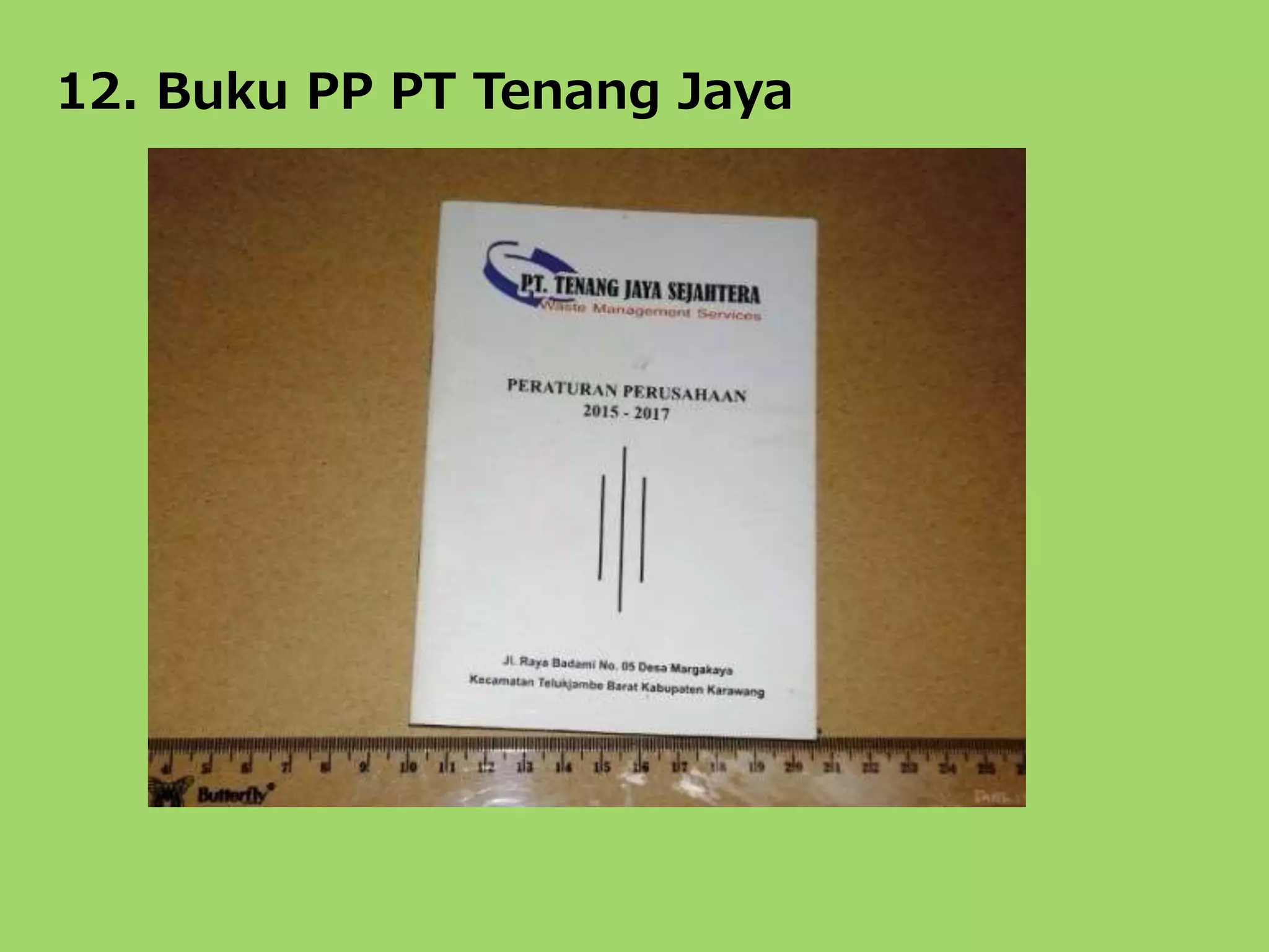 Contoh desain dan cetak buku pp peraturan perusahaan industri | PPTX