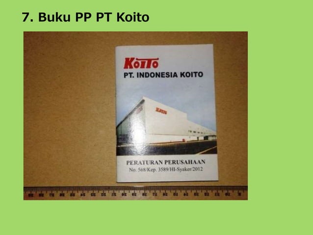 Contoh desain dan cetak buku pp peraturan perusahaan industri | PPTX
