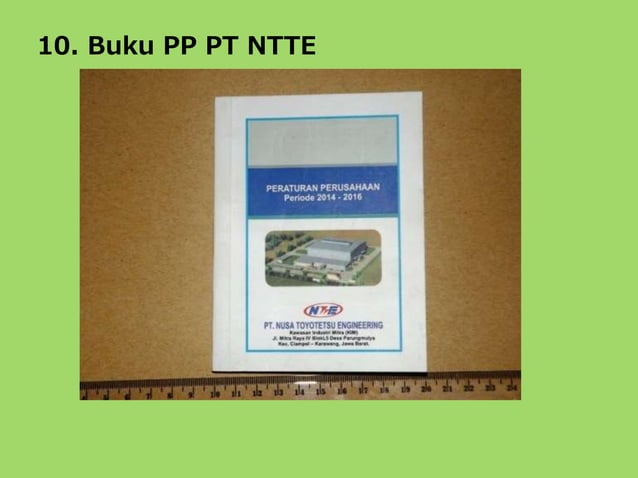 Contoh desain dan cetak buku pp peraturan perusahaan industri | PPTX