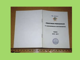 Contoh desain dan cetak buku pp peraturan perusahaan industri | PPTX
