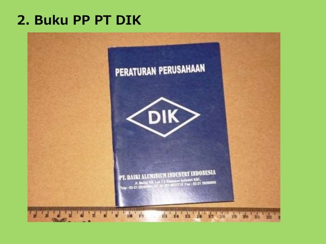 Contoh desain dan cetak buku pp peraturan perusahaan industri | PPTX