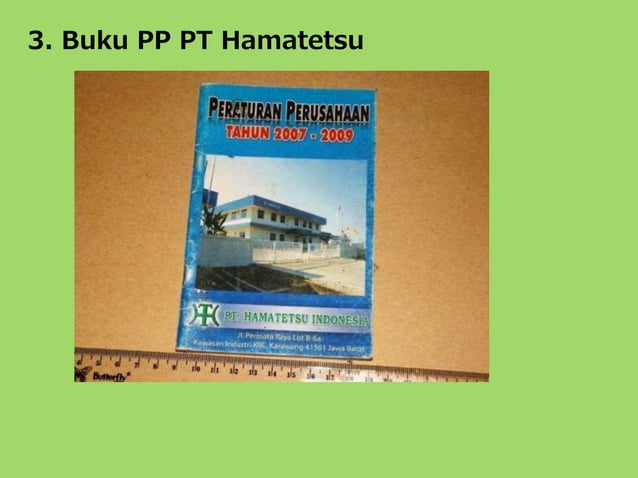 Contoh desain dan cetak buku pp peraturan perusahaan industri | PPTX