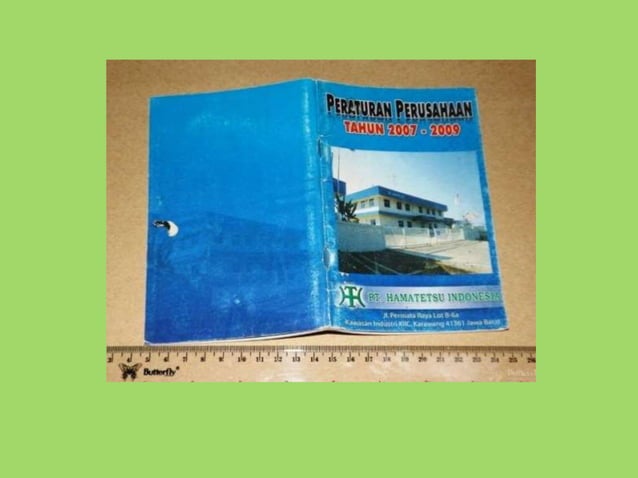 Contoh desain dan cetak buku pp peraturan perusahaan industri | PPTX
