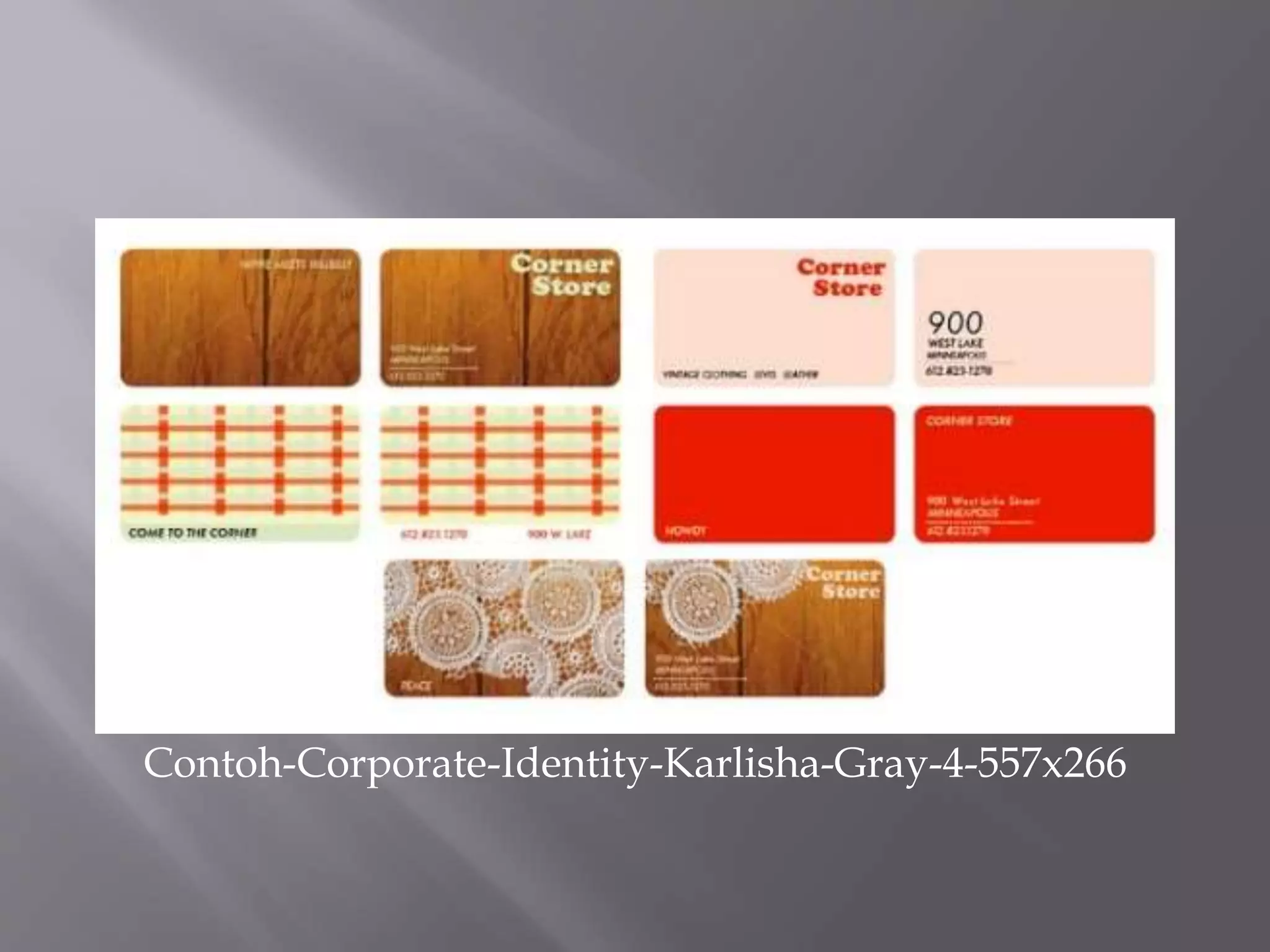 Contoh desain identitas perusahaan logo profile kop surat dsb | PPT