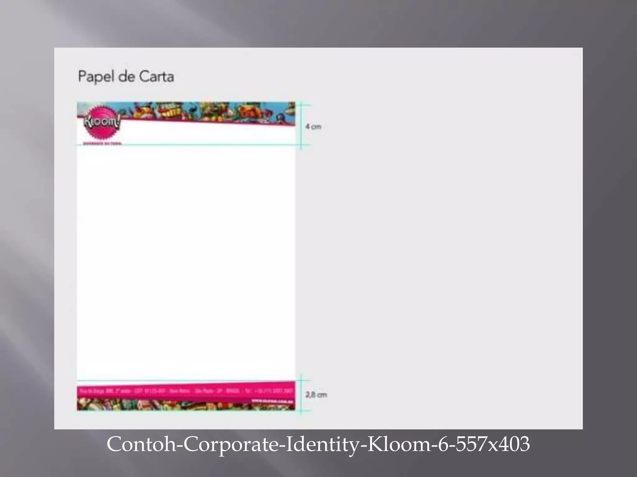 Contoh desain identitas perusahaan logo profile kop surat dsb | PPT