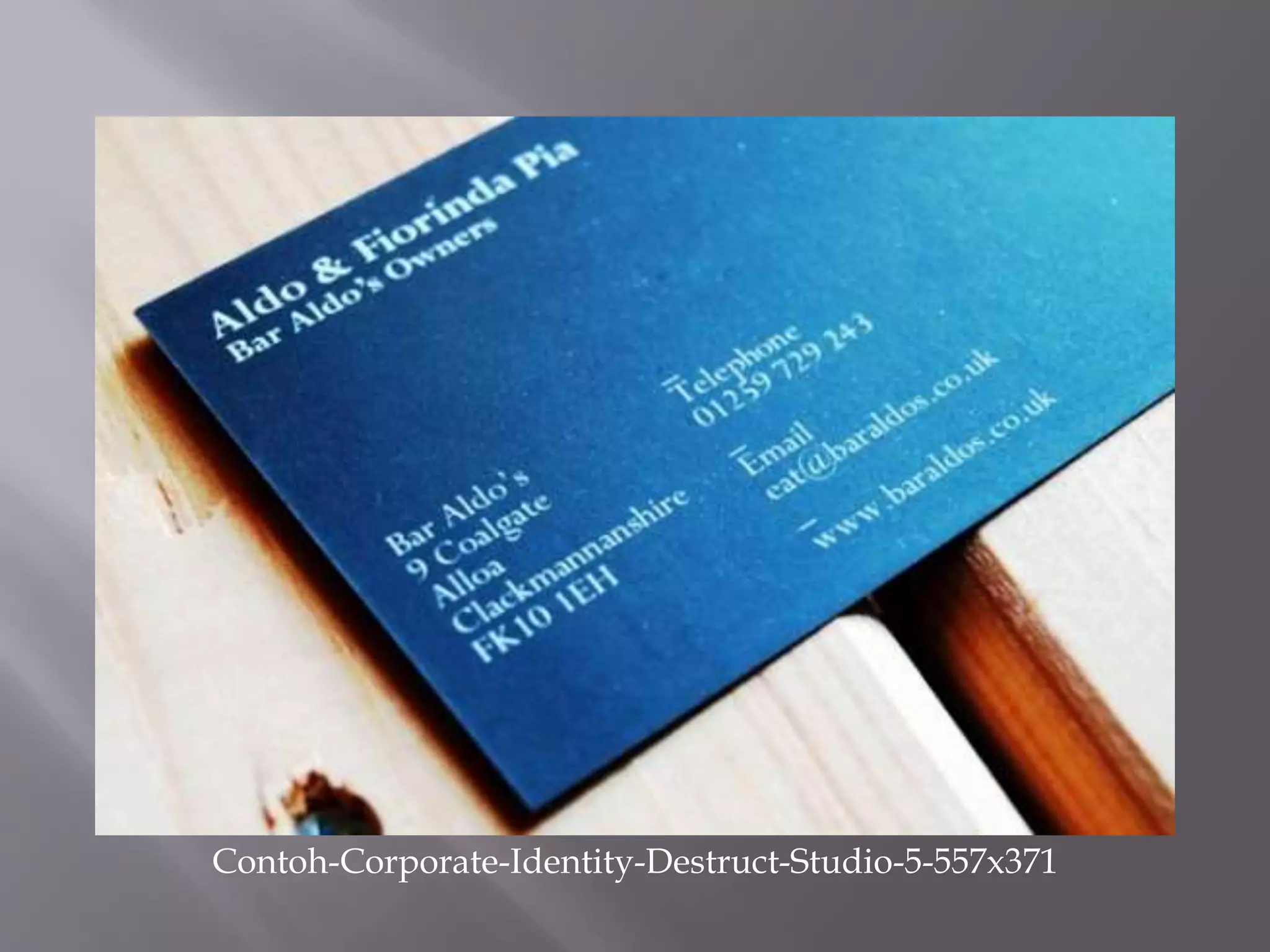 Contoh desain identitas perusahaan logo profile kop surat dsb | PPT