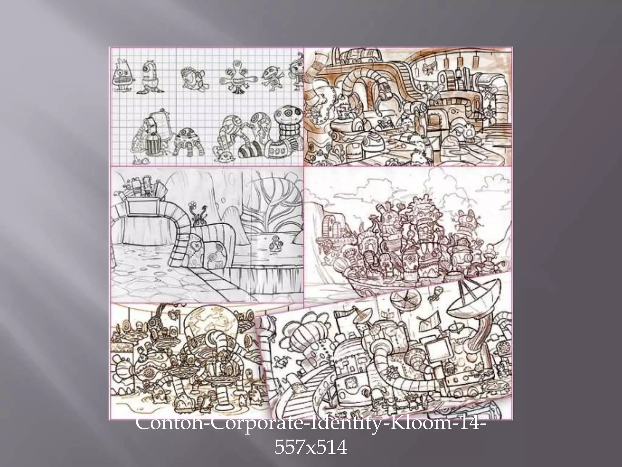 Contoh desain identitas perusahaan logo profile kop surat dsb | PPT