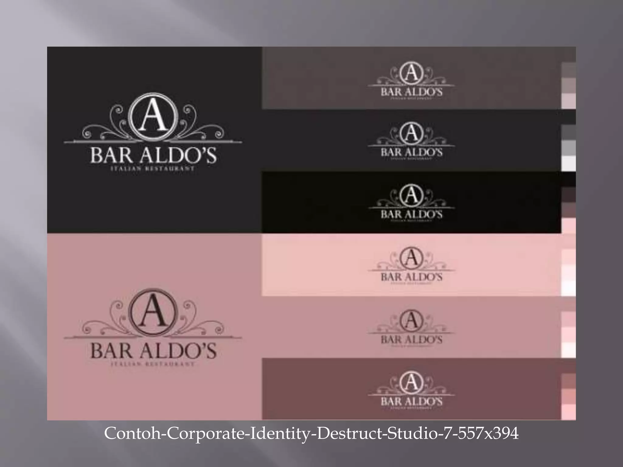 Contoh desain identitas perusahaan logo profile kop surat dsb | PPT