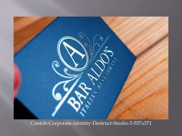 Contoh desain identitas perusahaan logo profile kop surat dsb | PPT