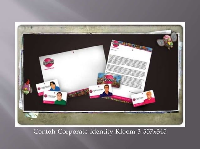 Contoh desain identitas perusahaan logo profile kop surat dsb | PPT