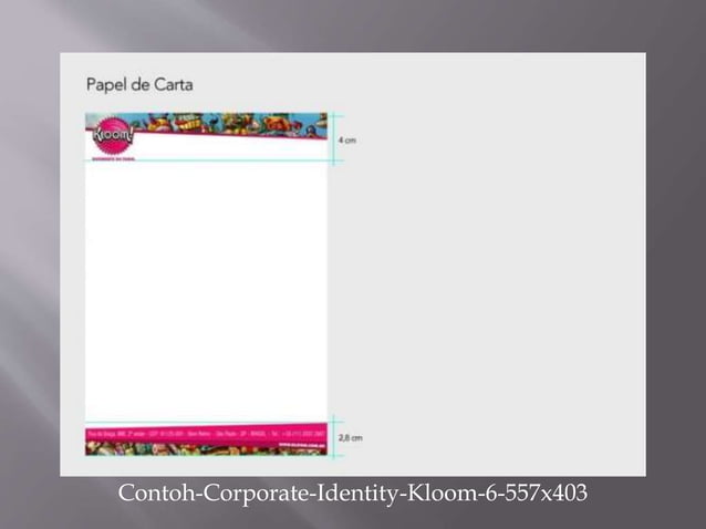 Contoh desain identitas perusahaan logo profile kop surat dsb | PPT