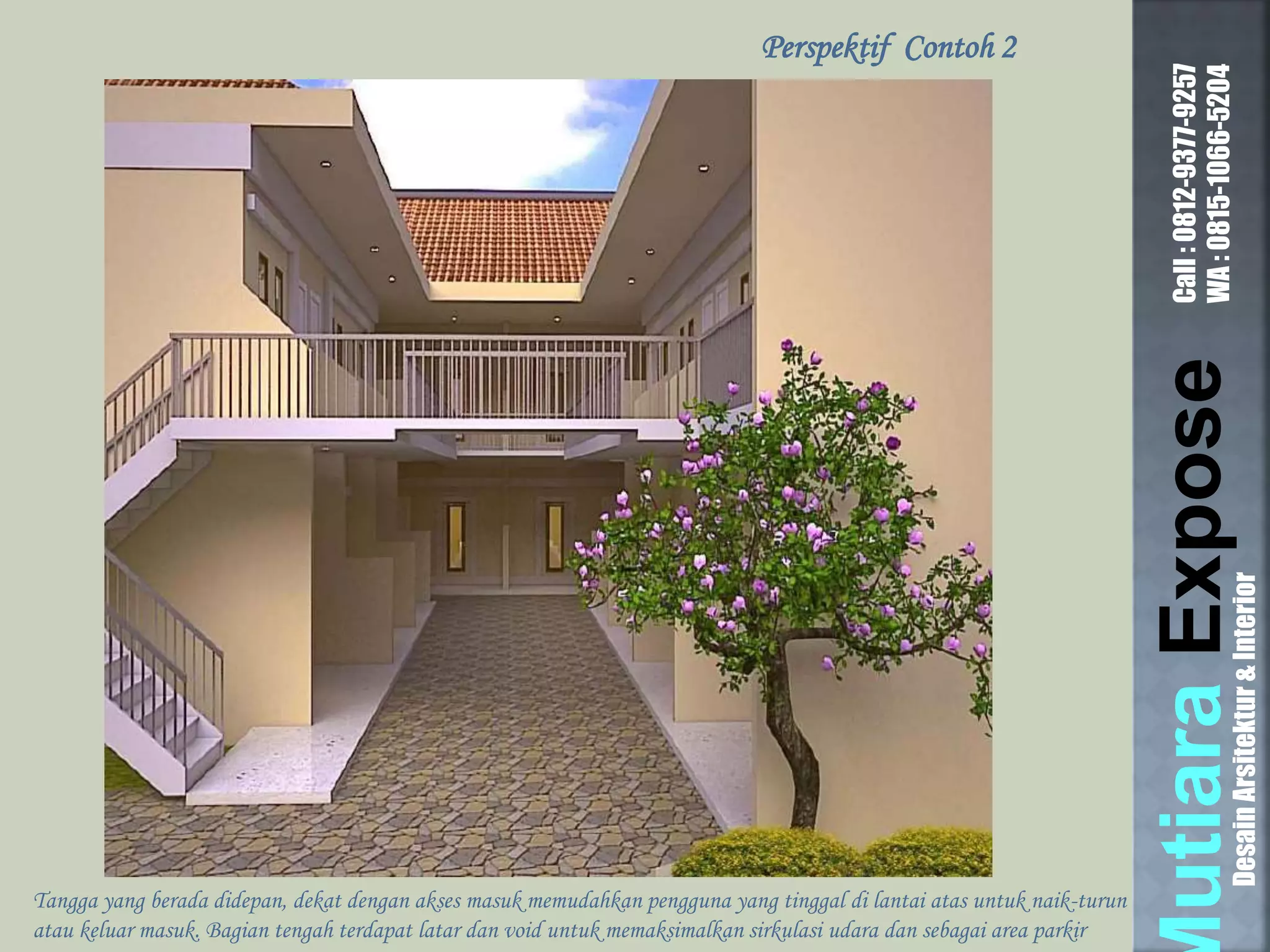 Contoh Desain Rumah Kontrakan Petak | PPTX