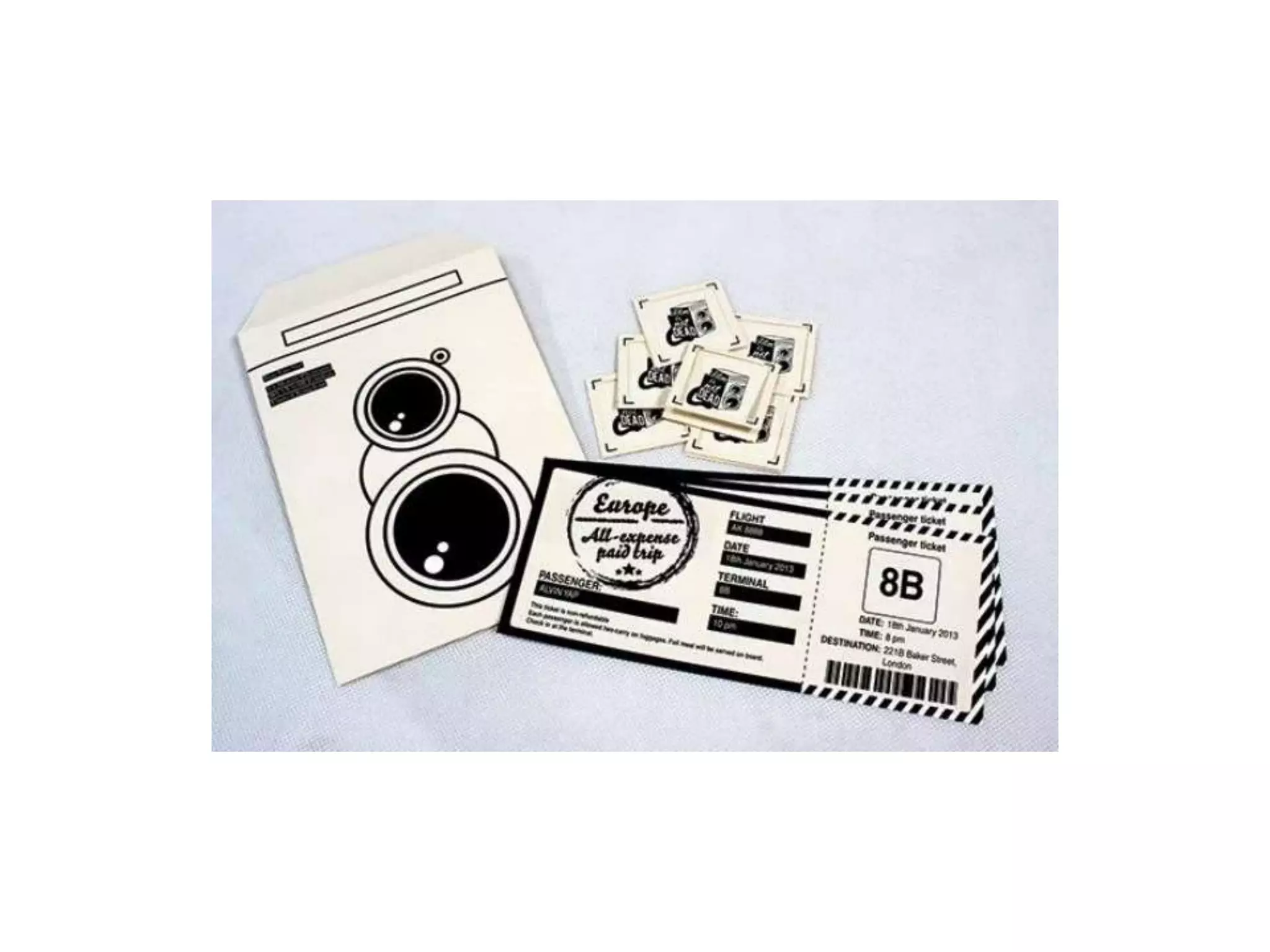 Contoh desain tiket | PPTX