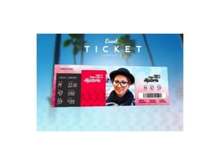 Contoh desain tiket | PPTX