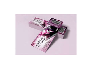 Contoh desain tiket | PPTX