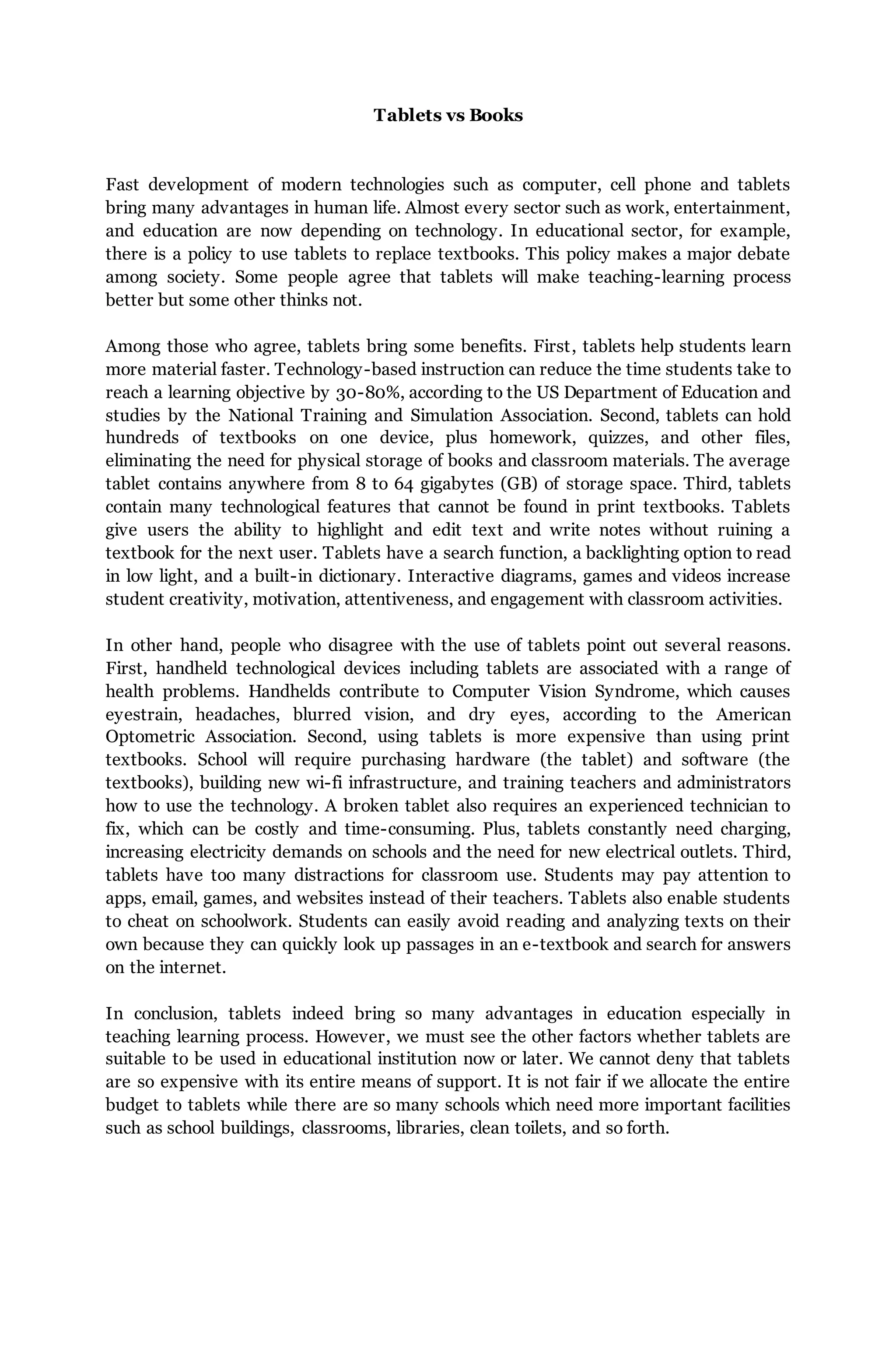 Contoh discussion text | DOCX