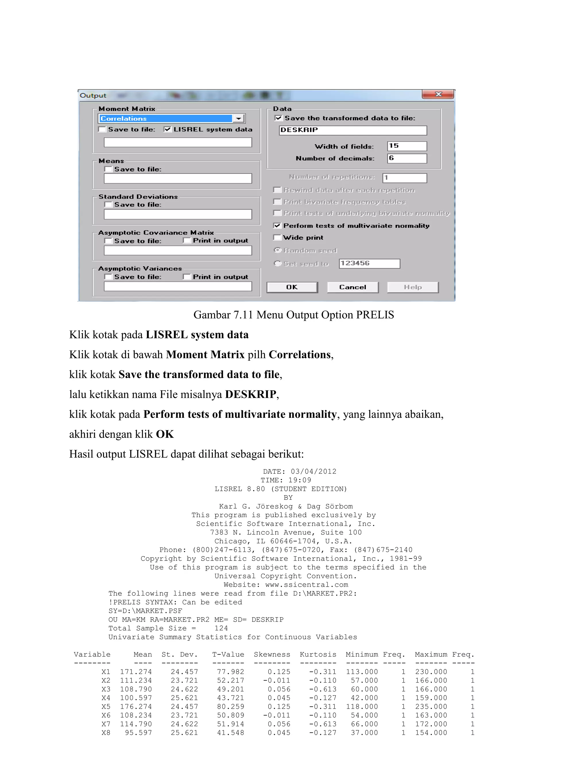 CONTOH DISERTASI MODEL ANALISIS JALUR DENGAN LISREL | PDF