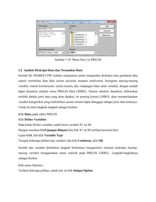 CONTOH DISERTASI MODEL ANALISIS JALUR DENGAN LISREL | PDF