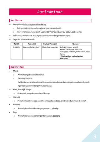Contoh Dokumen ke Taska | PDF