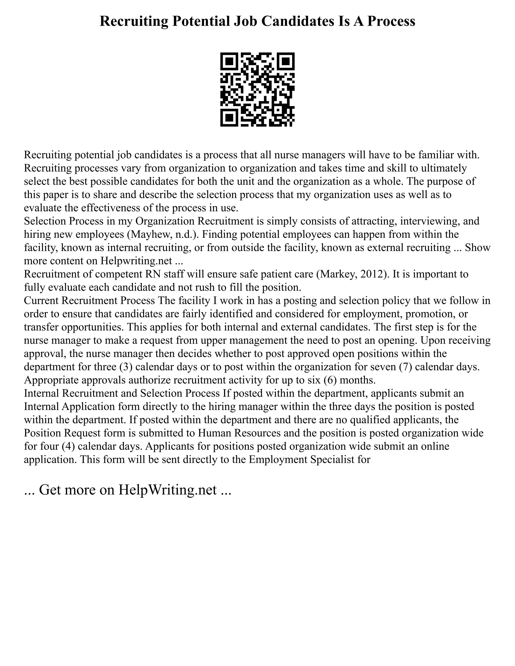 Contoh Essay Contoh Essay | PDF