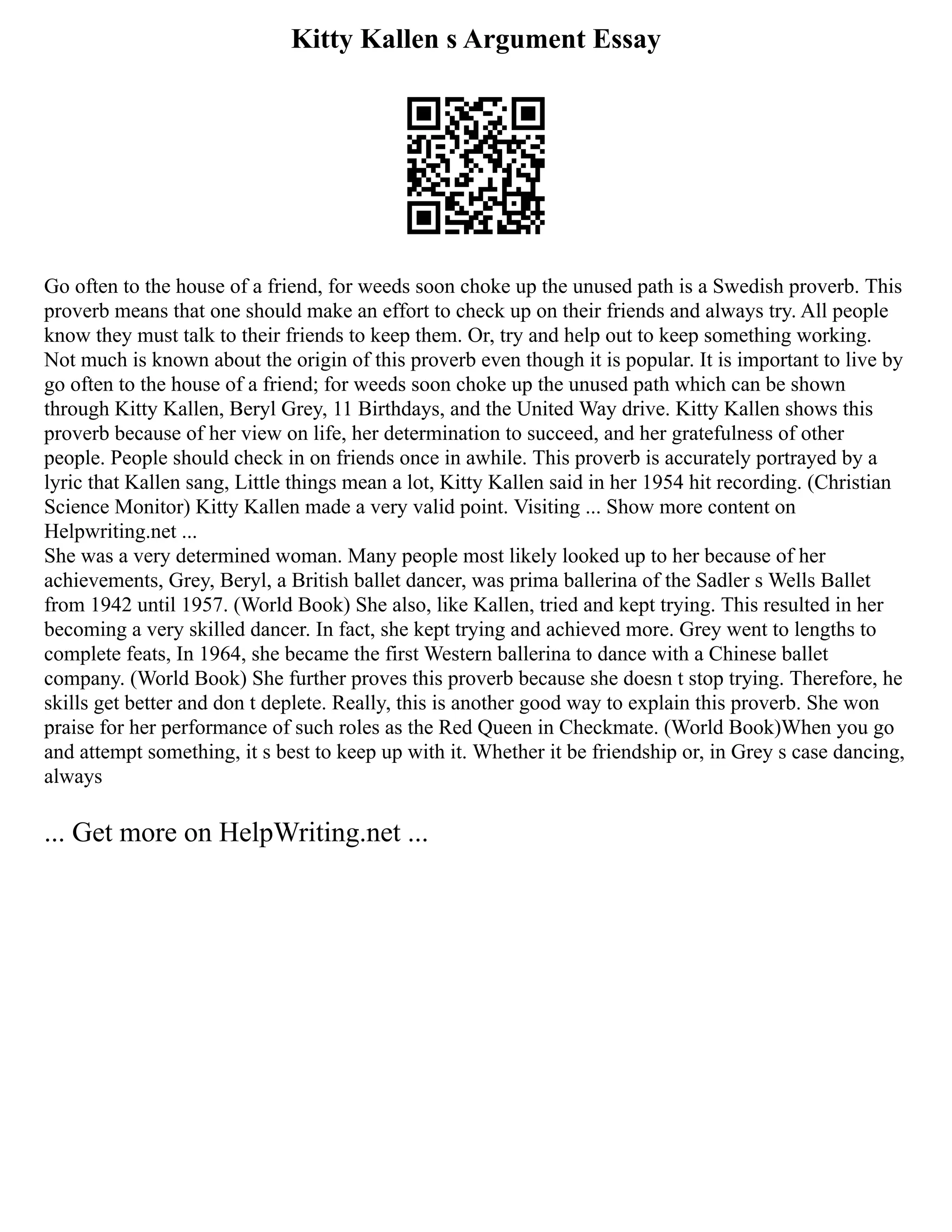 Contoh Essay Introduction Body Conclusion - Kompas Sekolah | PDF