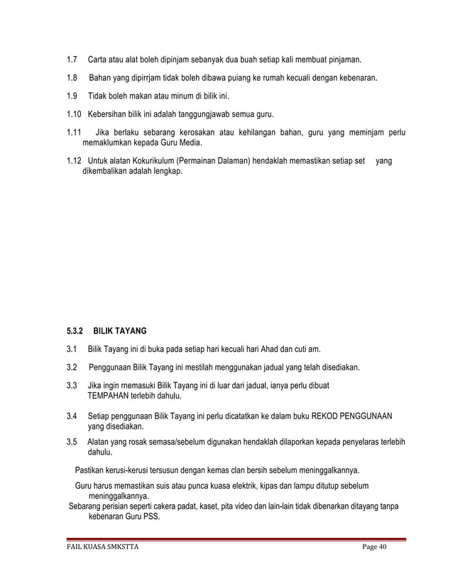 Contoh fail kuasa gpm pkg kampong gajah | PDF | Free Download