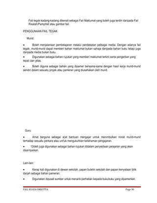 Contoh fail kuasa gpm pkg kampong gajah | DOC