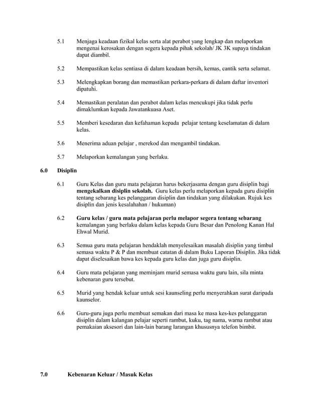 Contoh fail meja | DOC